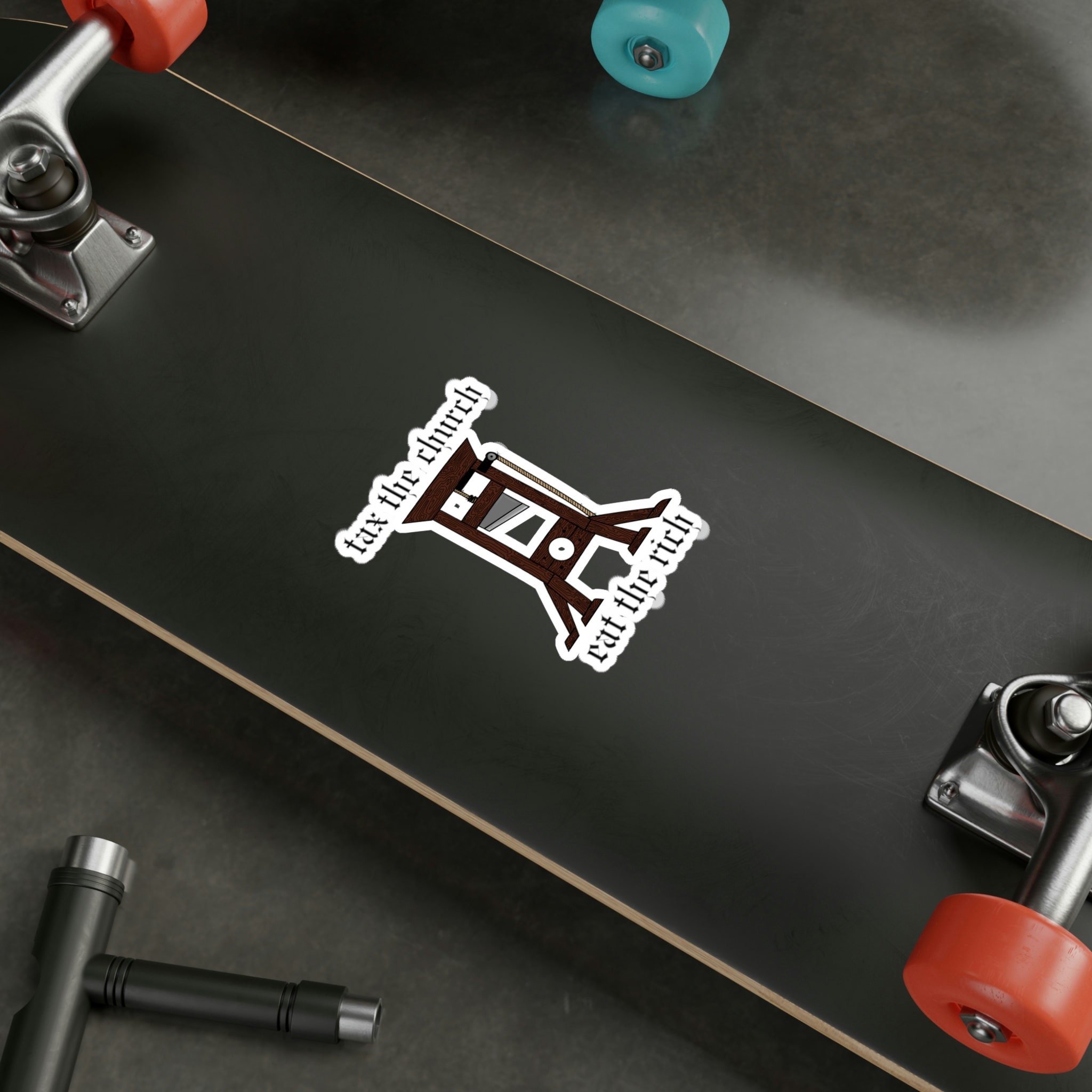 Guillotine Vinyl Decal Sticker - Etsy