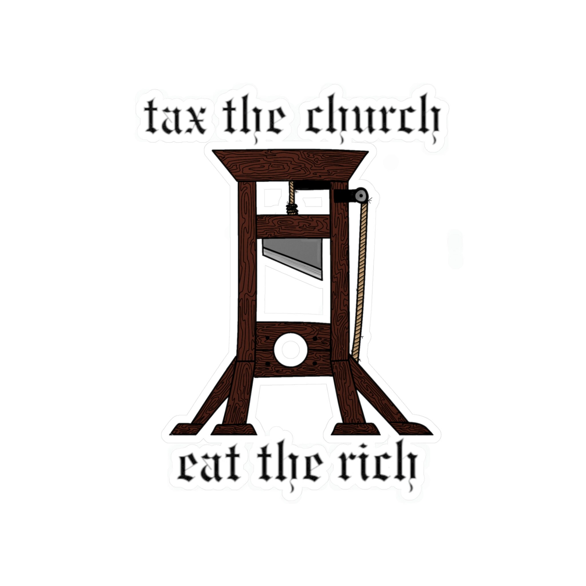 Guillotine Vinyl Decal Sticker - Etsy