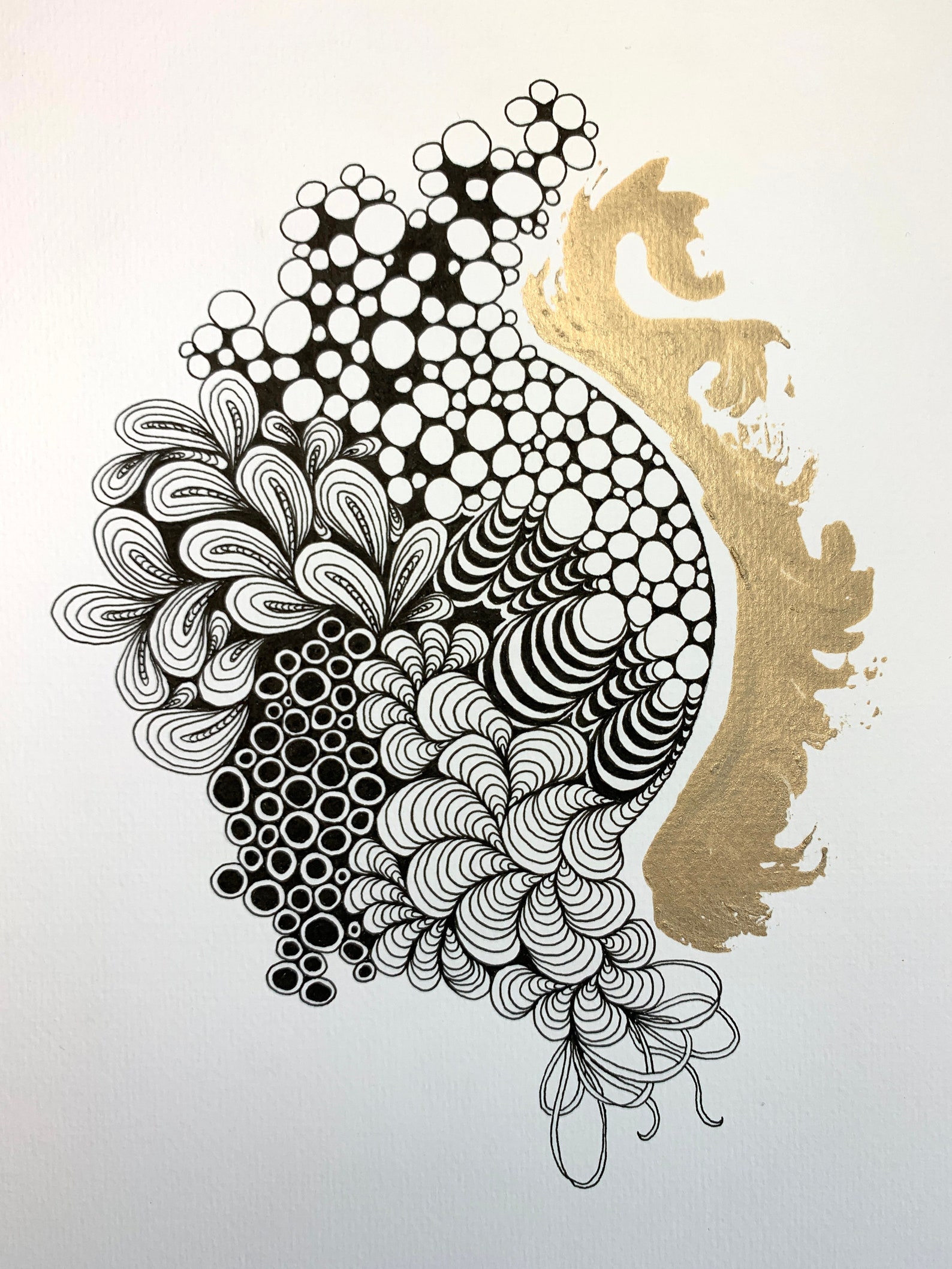 Originele Pentekening A4 CD561 - Etsy