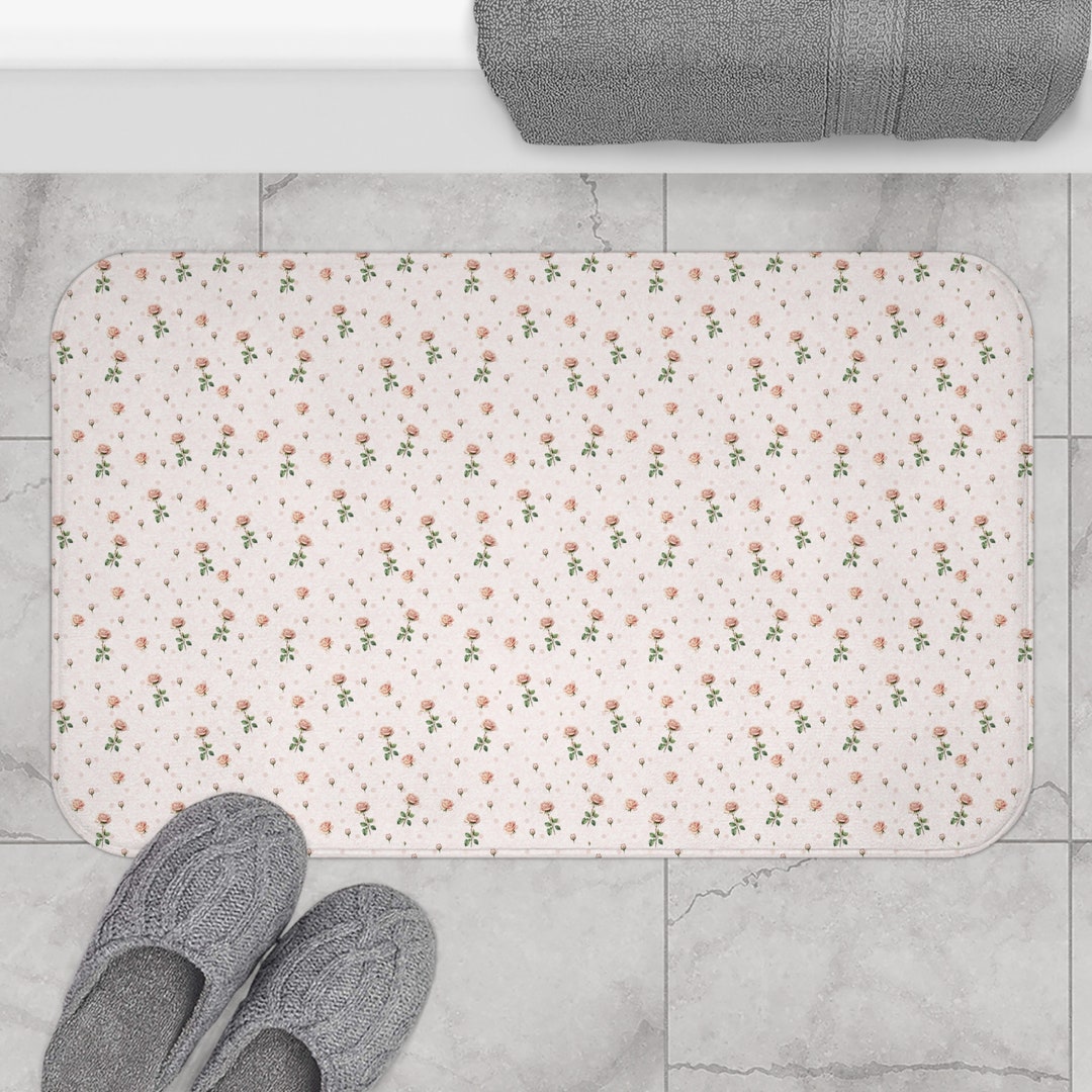 Cute Bath Mat - Pink Bath Mat - Coquette Room Decor - Etsy