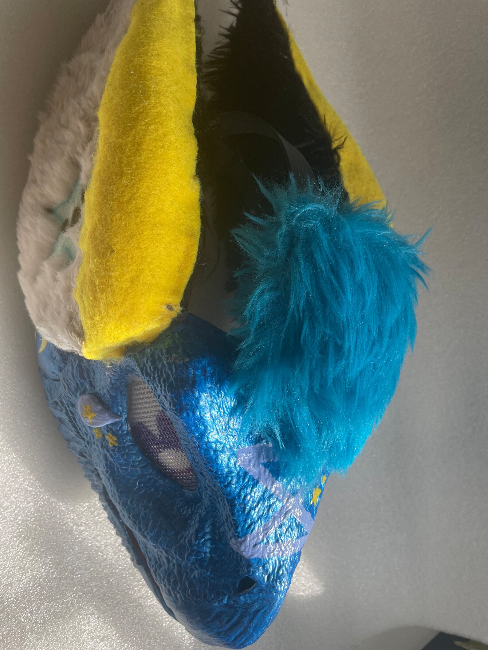 Furred MQ Dinomask: Pre-made Costume Mask - Etsy