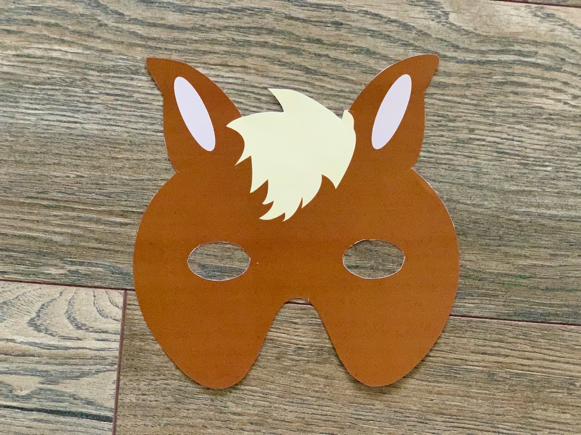 Horse Paper Mask Kids Costume, Farm Animal, Horse Party Mask, Horse ...