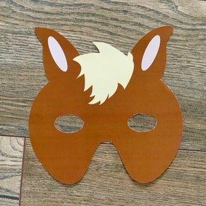 Horse Paper Mask Kids Costume, Farm Animal, Horse Party Mask, Horse ...