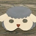 Sheep Paper Mask Kids Costume, Farm Animal, Sheep Party Mask, Sheep ...