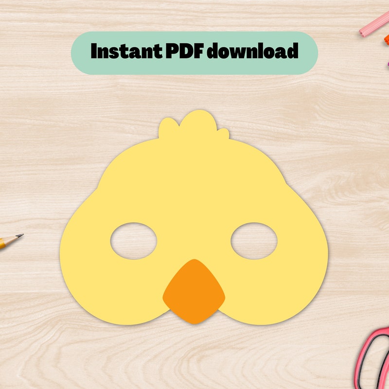 Chicken Mask Pattern - Etsy