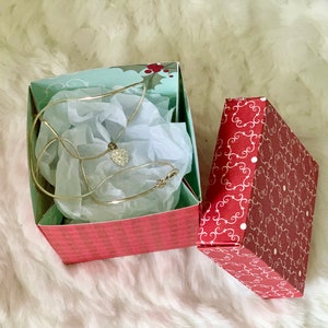 Square Gift Box Template - Instant Download Template - PDF, DXF, SVG - Etsy