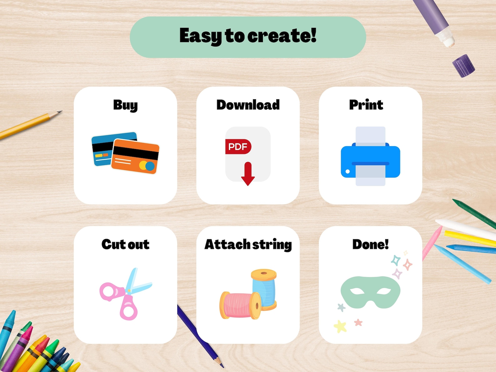 Horse Paper Mask Kids Costume, Farm Animal, Horse Party Mask, Horse ...