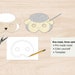 Sheep Paper Mask Kids Costume, Farm Animal, Sheep Party Mask, Sheep ...