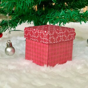 Square Gift Box Template - Instant Download Template - PDF, DXF, SVG - Etsy