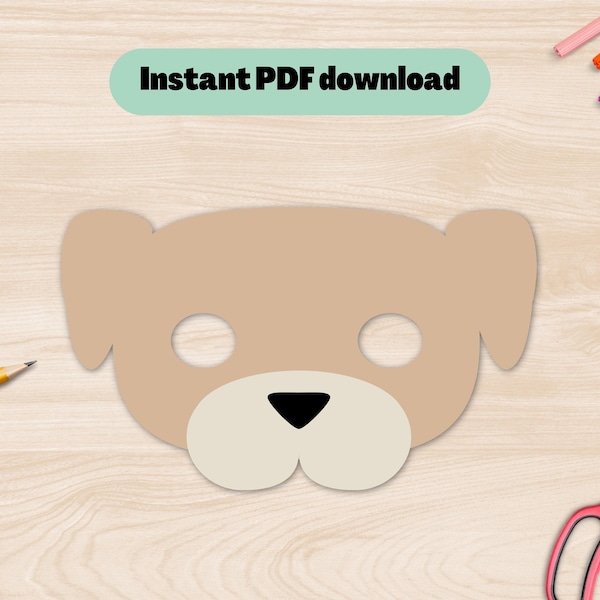 Dog Masquerade Mask - Etsy