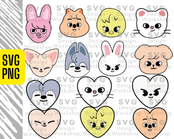 Stray Kids Svg, Png, Svg / Stray Kids Member Lightstick / Vector Files ...