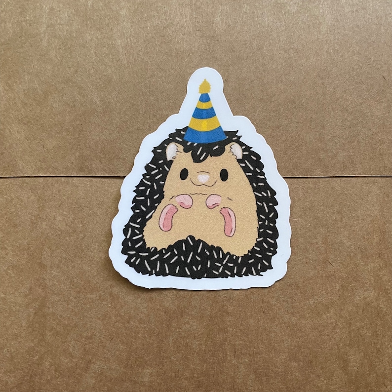 Odi the Hedgehog Die Cut Sticker Inspired by Txt - Etsy