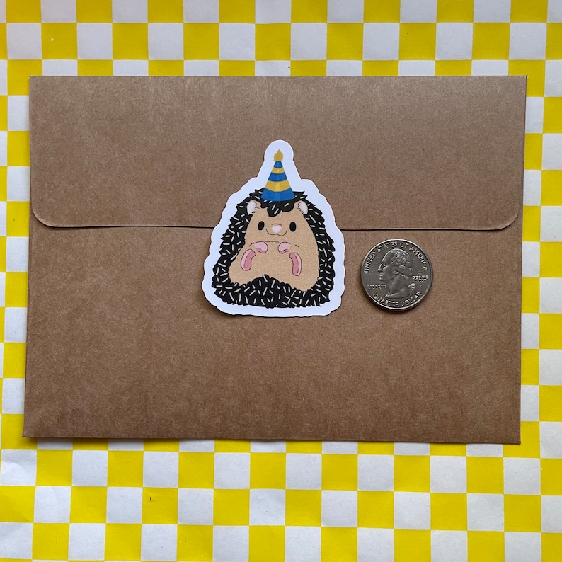 Odi the Hedgehog Die Cut Sticker Inspired by Txt - Etsy