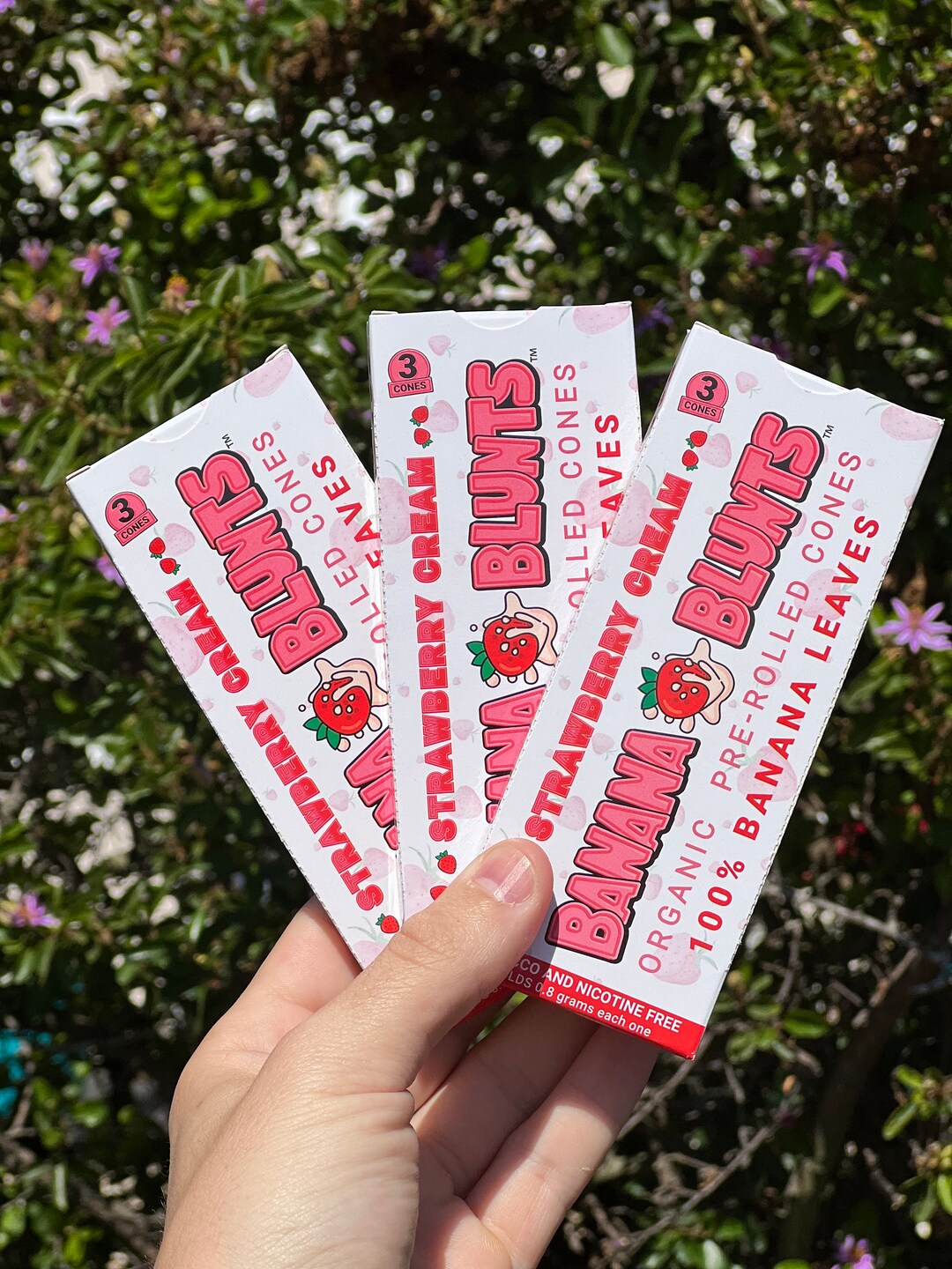 Banana Blunts Strawberry Cream Cones 3pk 1.25 / 1&1/4 Cones - Etsy UK