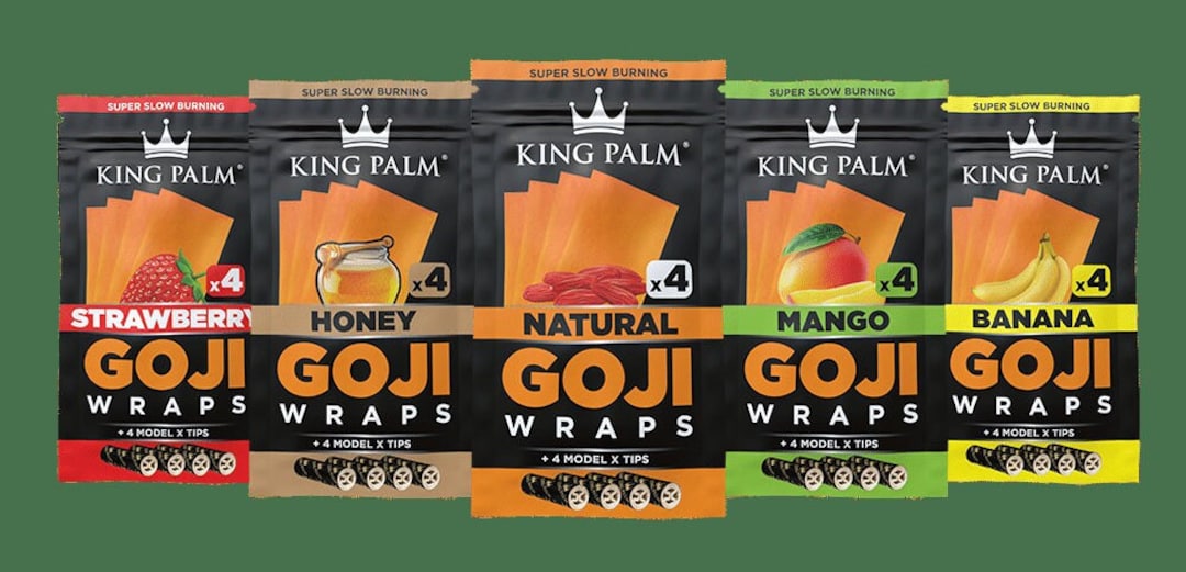 King Palm Goji Wraps ALL Flavors 4pk - Etsy
