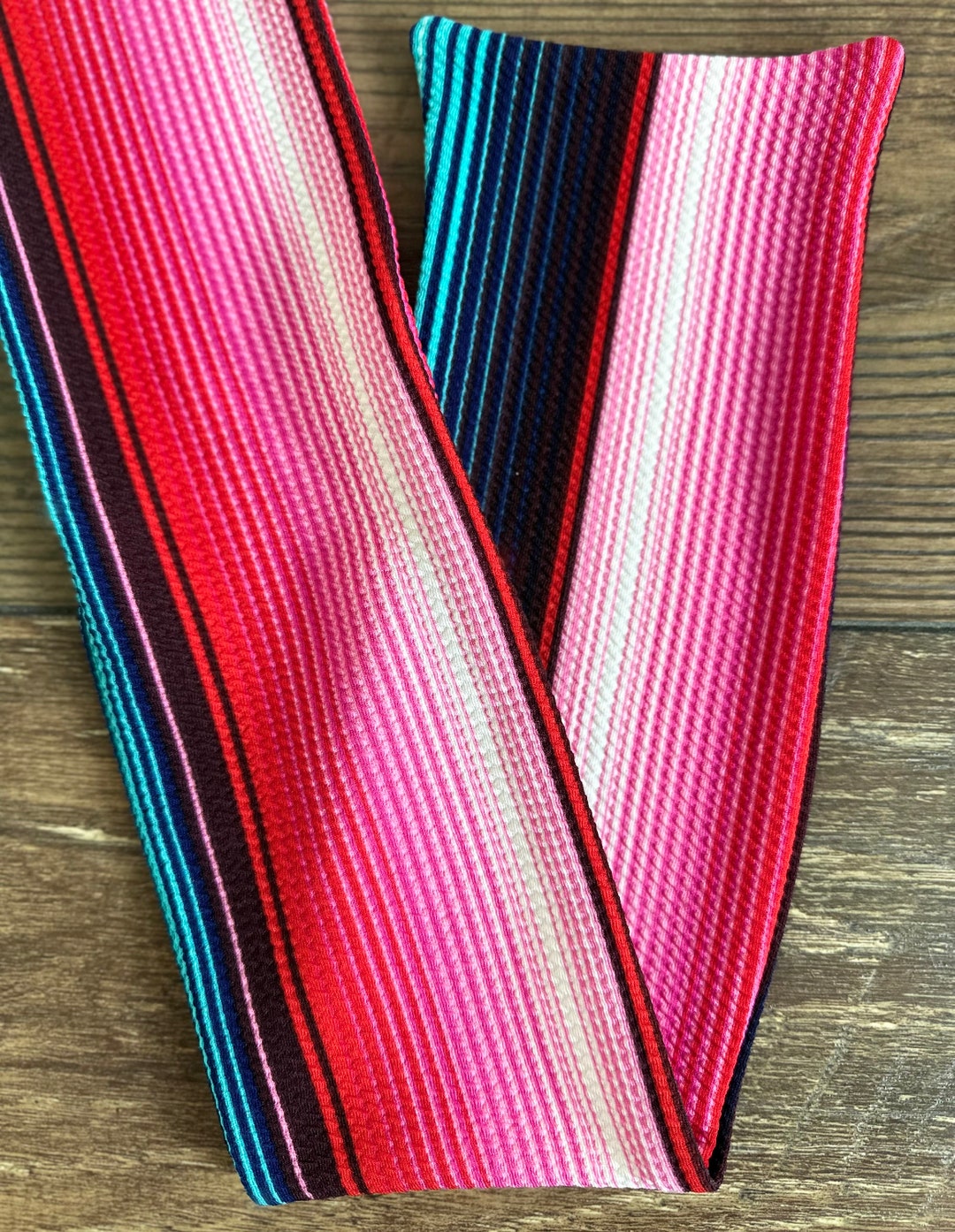 Pink and Teal Serape Tail Bag - Etsy