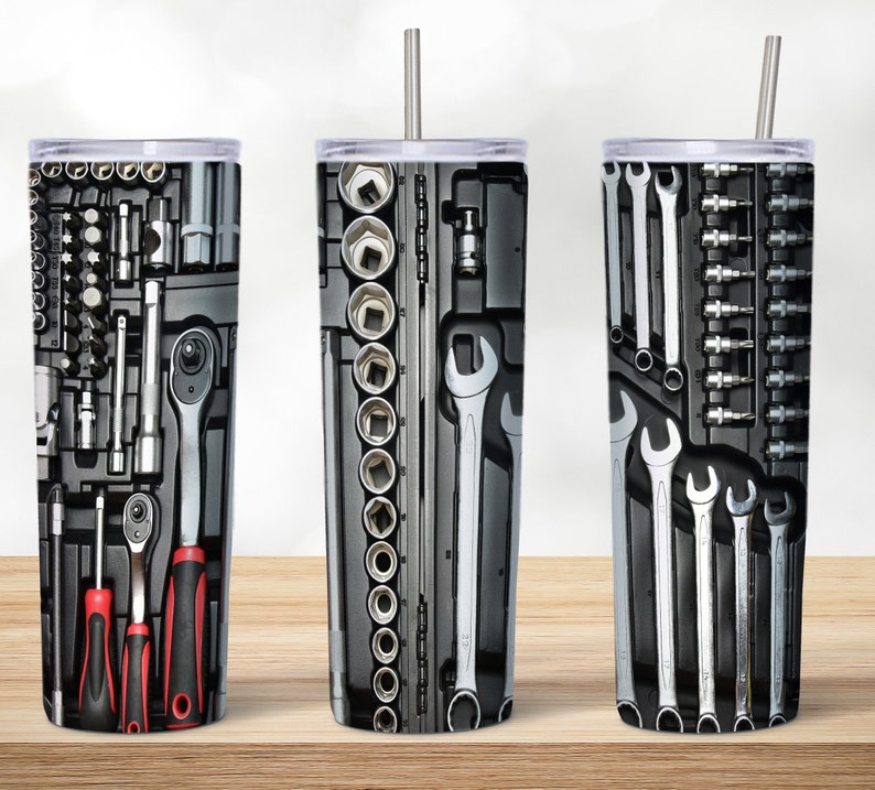 Tool Box Full Wrap 20 Oz Insulated Tumbler - Etsy