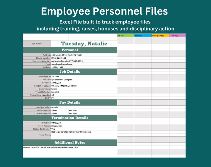 Certification/training Tracker Excel Template - Etsy Canada