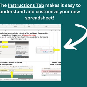 Employee Personnel Files Excel Spreadsheet - Etsy