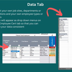 Certification/training Tracker Excel Template - Etsy