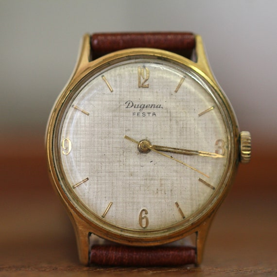 DUGENA German men's watch, not working - sold for… - Gem