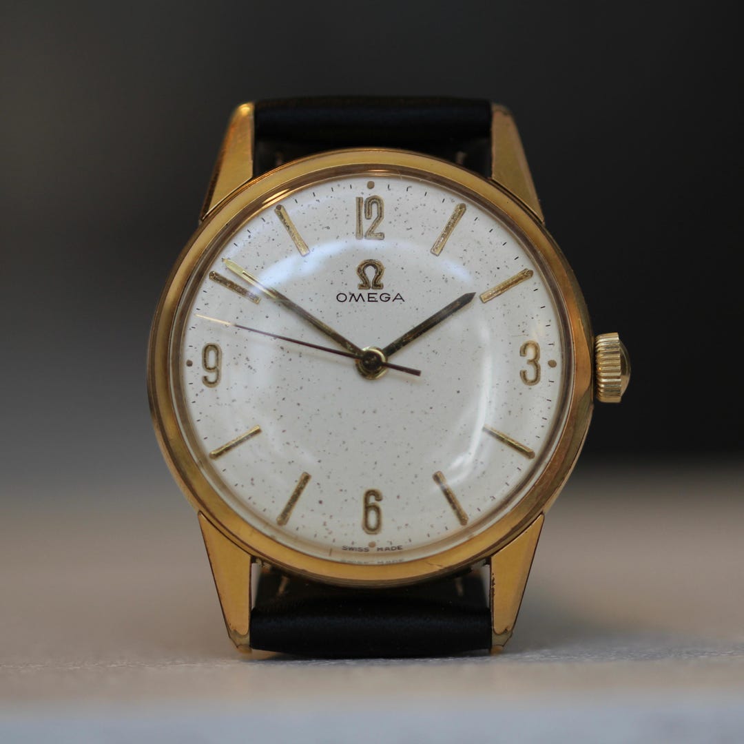 Vintage 1961 Omega Cal. 285. Gents Mechanical Watch Gold Plated Ref ...