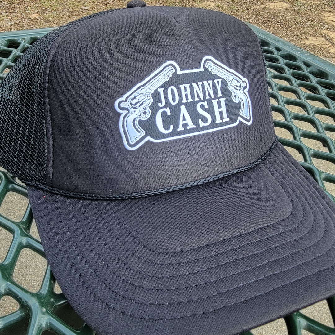 Johnny Cash Trucker Hat - Etsy