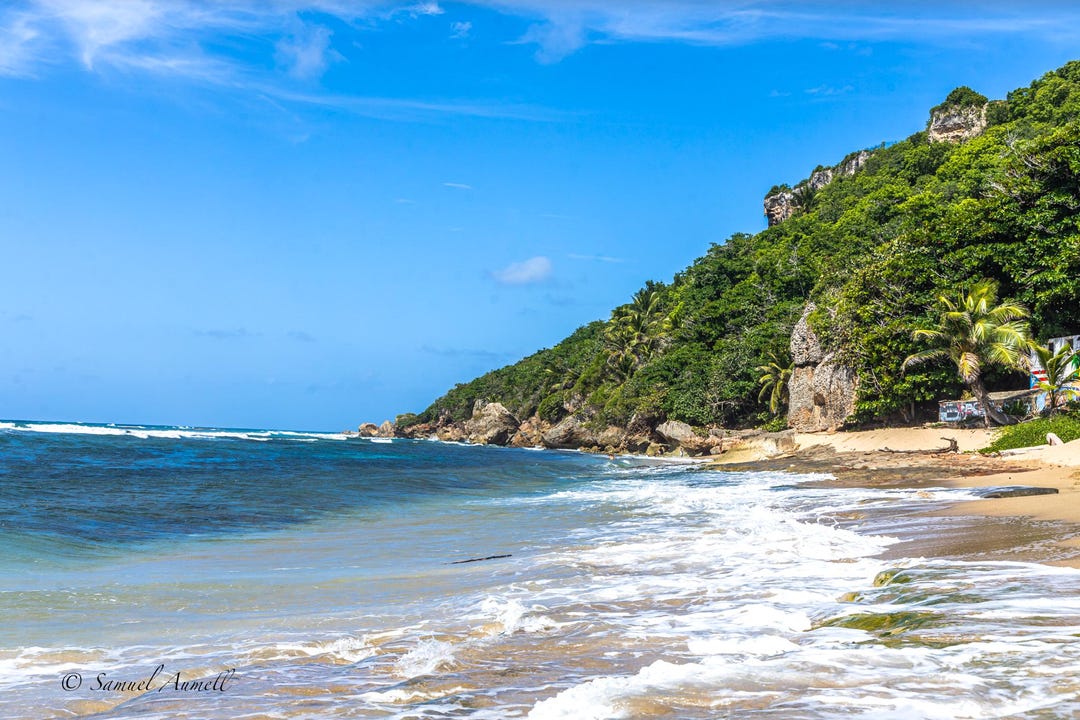 Beach, Puerto Rico, Photography, Photography Print, Nature Print, Wall ...