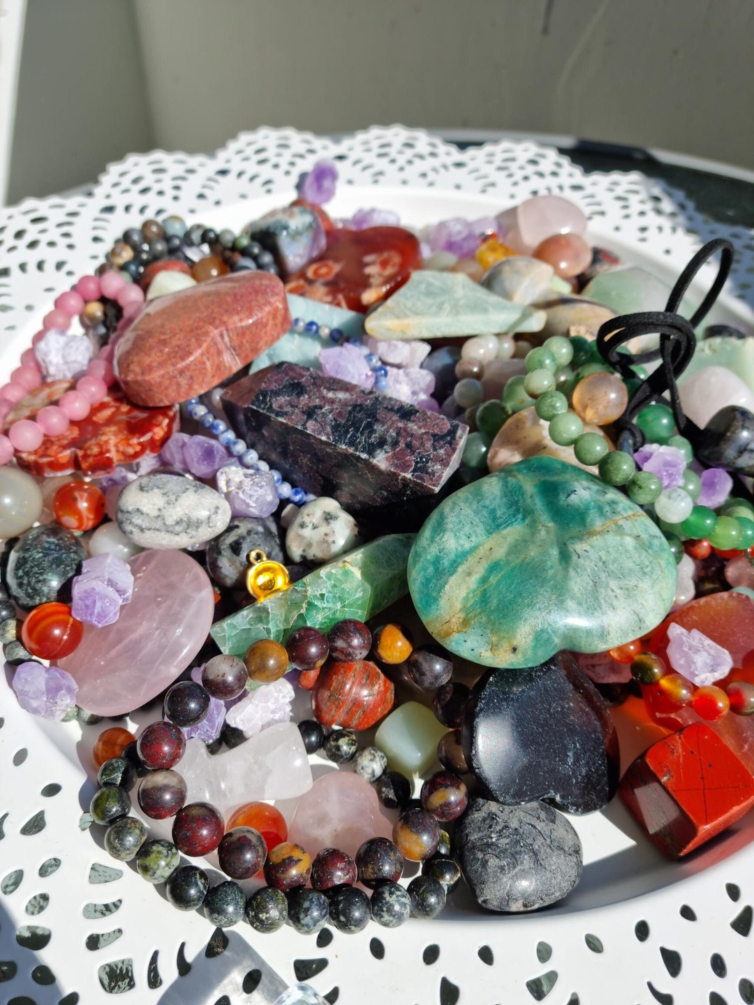 Crystal Confetti Scoop, Lucky Crystal Scoop, Assorted Crystals ...