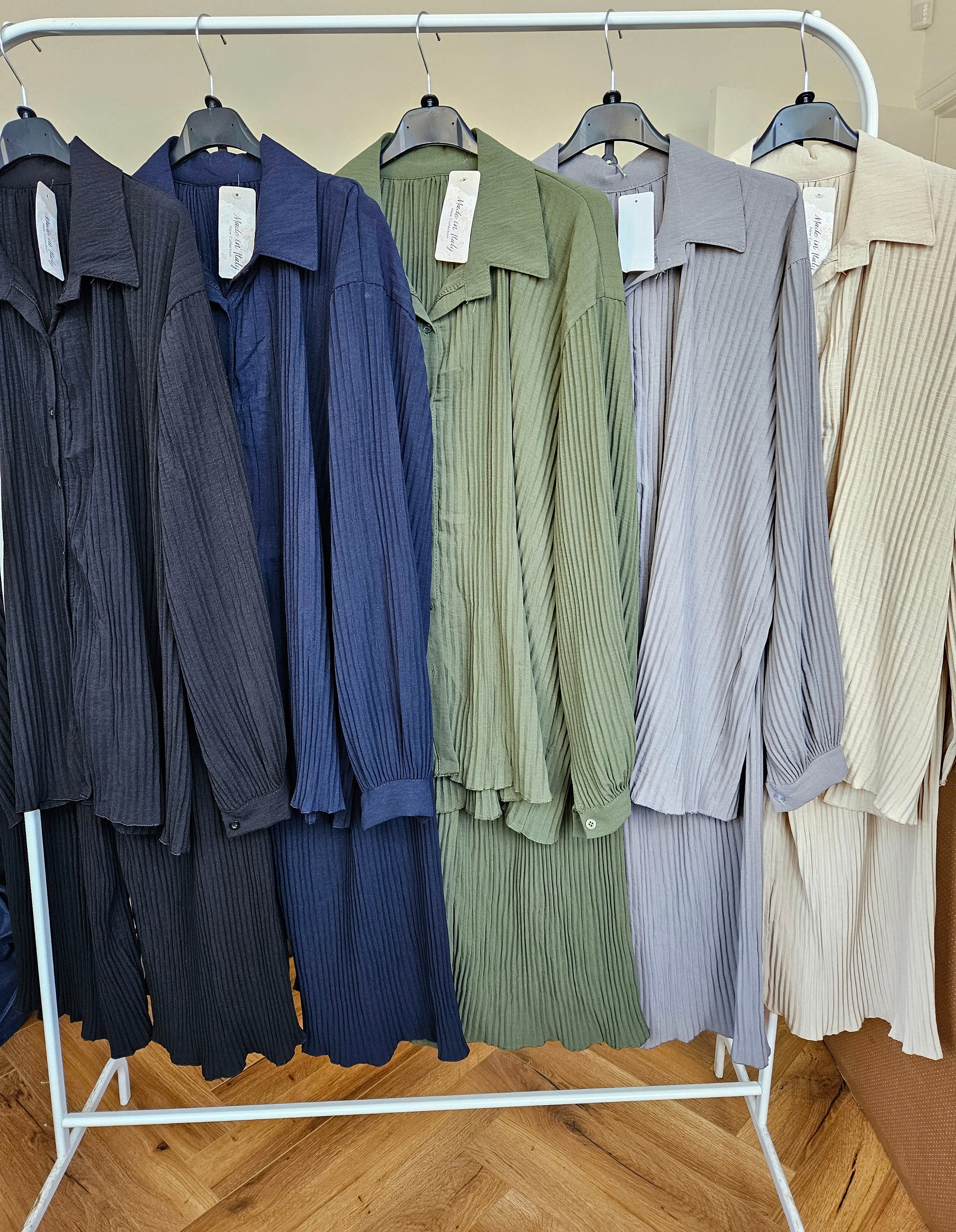 Crinkle Shirt Co-ord Set - Etsy