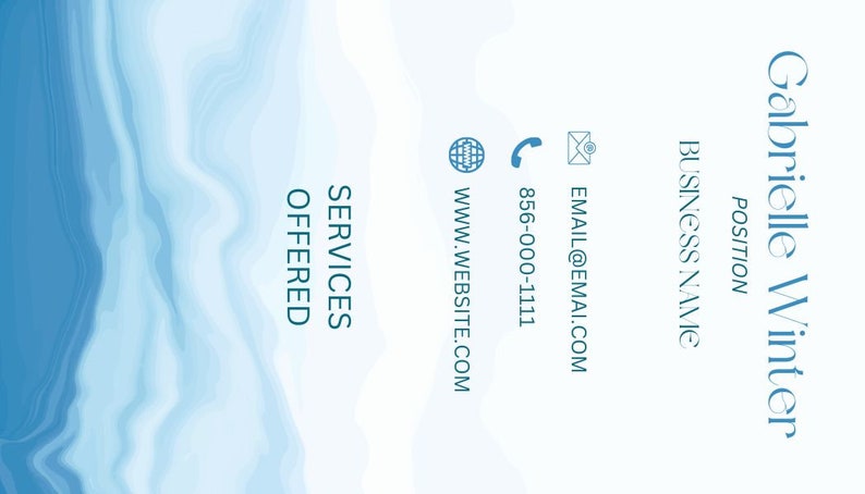 Professional Women Business Card Law and Justice - Etsy