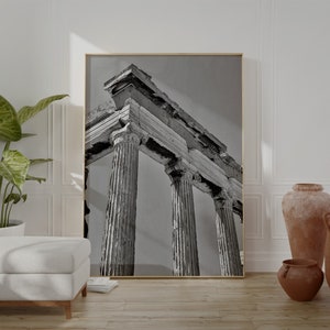 Acropolis, Black and White Prints, PHYSICAL PRINT, Greek Architecture ...