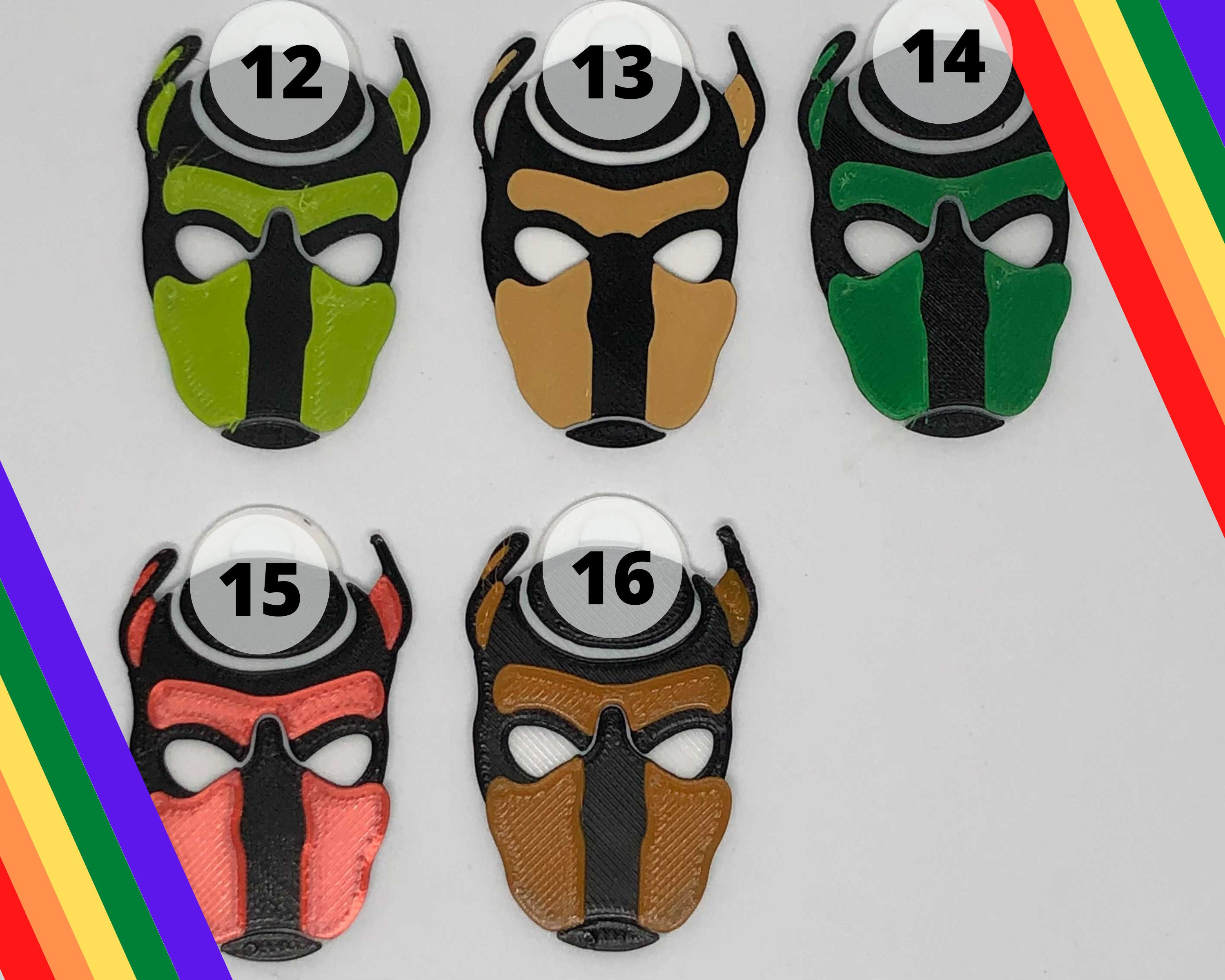 Petplay Pup Mask Tags Keychains | Pup Play Keychains | Pup Play Mask ...