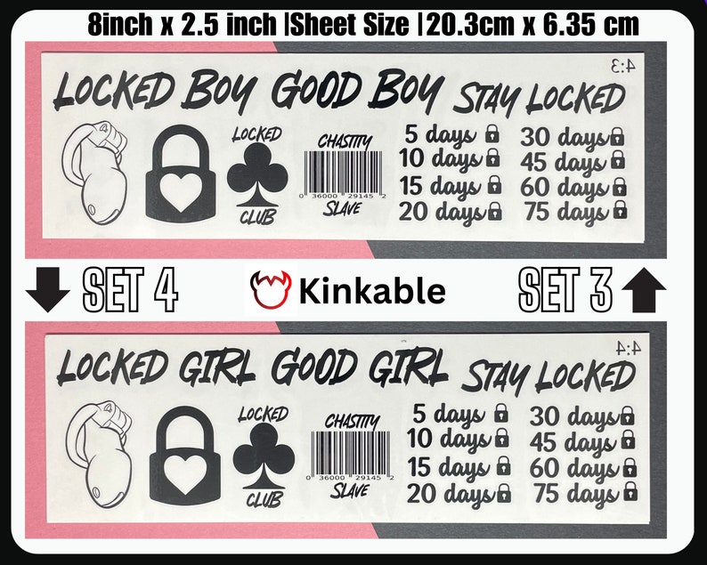 Chastity and Sissy Temporary Tattoo Bdsm Chastity Cage Sissy Gurl ...