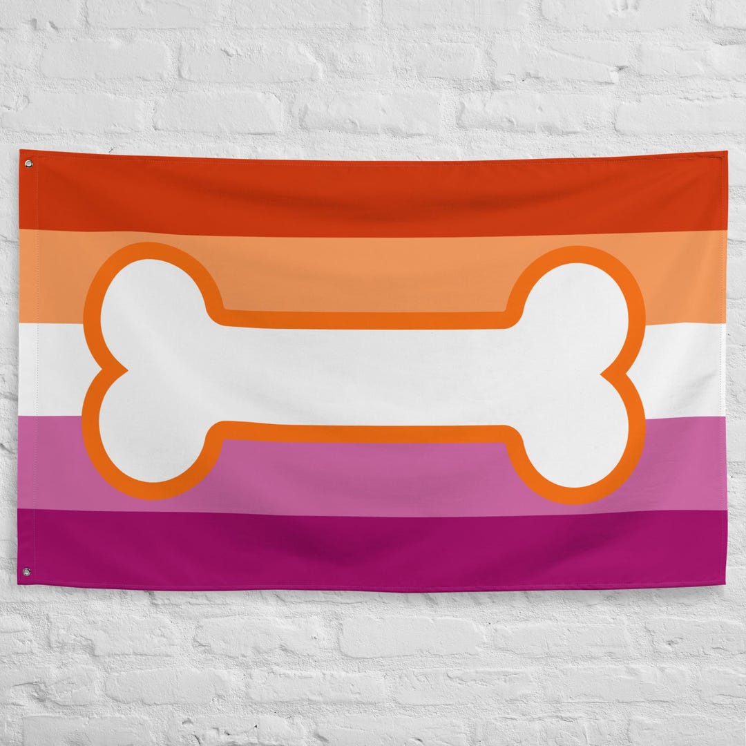 Lesbian Pup Pride Flag 3 X 5 Ft - Etsy