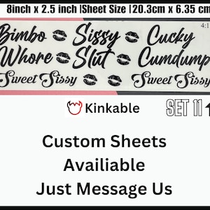 Chastity and Sissy Temporary Tattoo Bdsm Chastity Cage Sissy Gurl ...