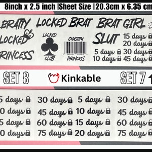Chastity and Sissy Temporary Tattoo Bdsm Chastity Cage Sissy Gurl ...
