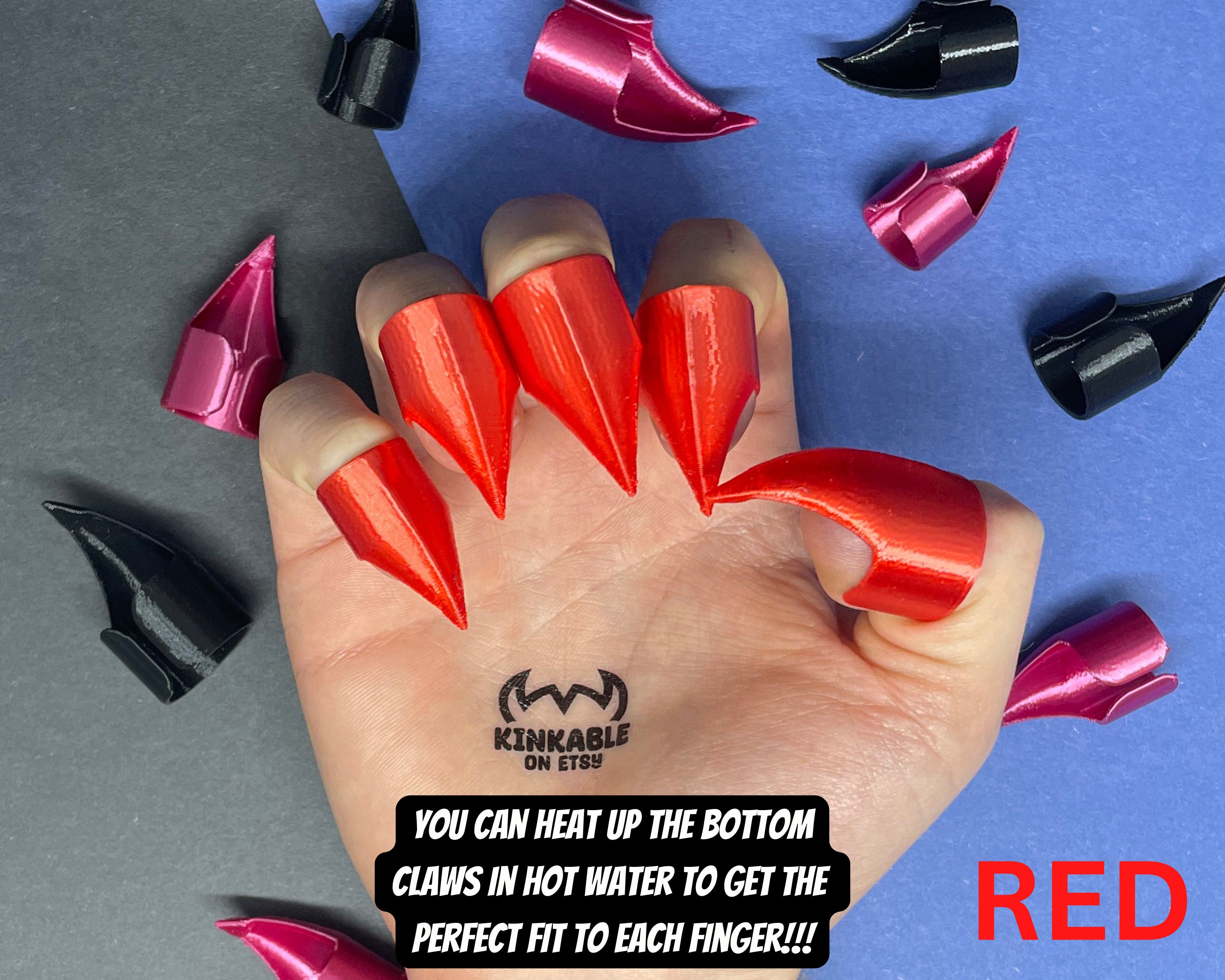 Cosplay Finger Claws | Cat Women Claws Plastic Claws | Lucifer Claws ...