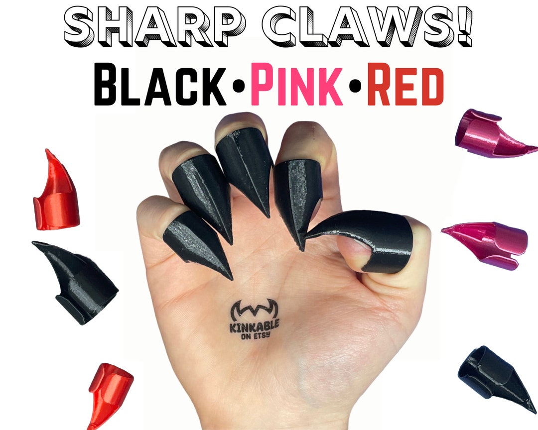 Cosplay Finger Claws | Cat Women Claws Plastic Claws | Lucifer Claws ...