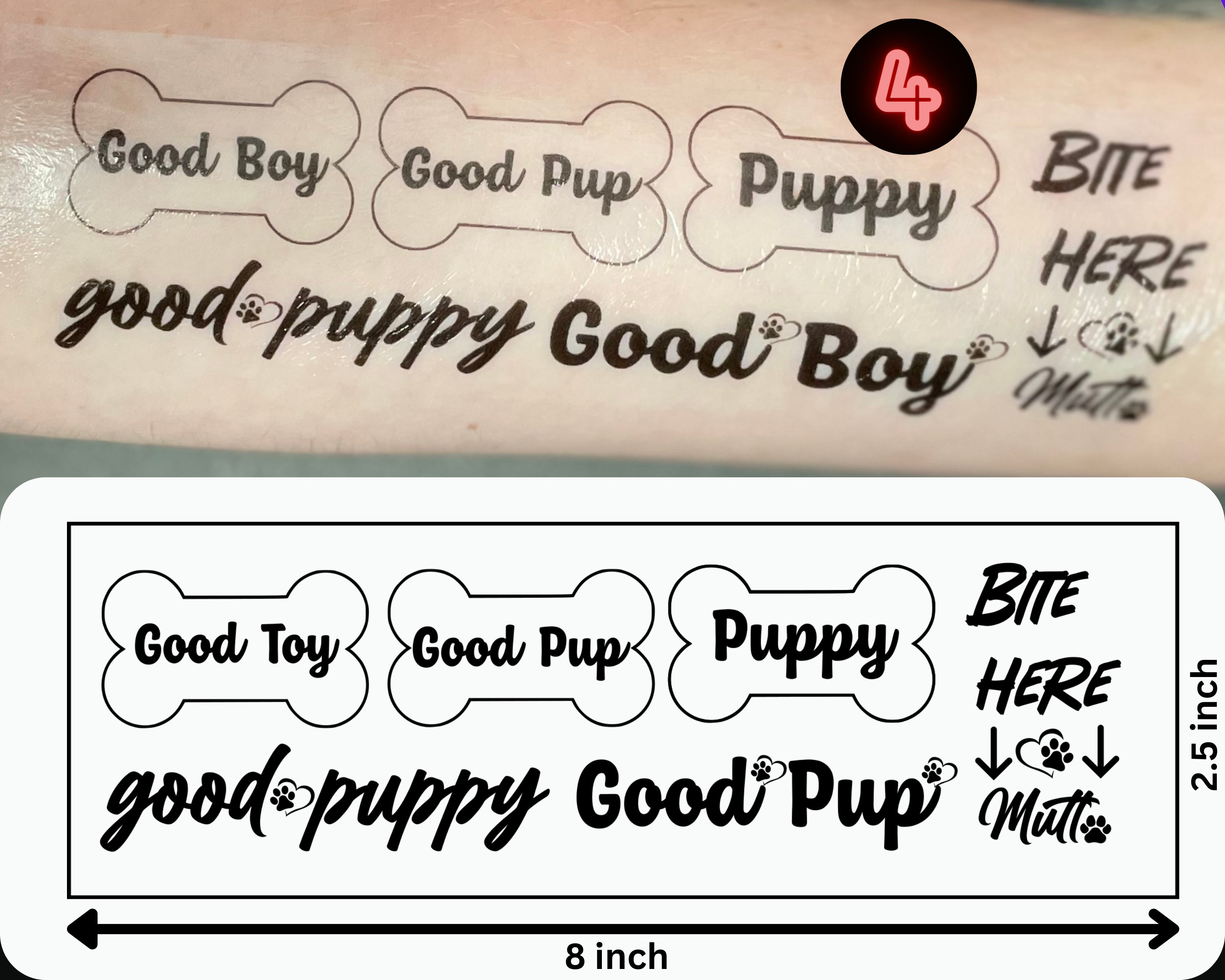Pup Play Tattoos Bdsm Tattoos Good Girl Good Boy Puppy Pet Play Pretty ...
