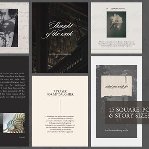 Instagram Templates For: Poets Writers Bloggers Artists Authors, Canva ...