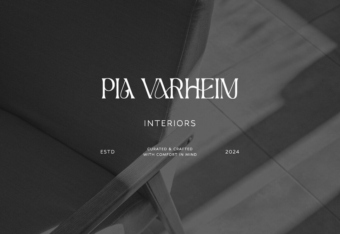 Modern Elegant Text Only Logo, Photography Logo, Minimalist Classy ...