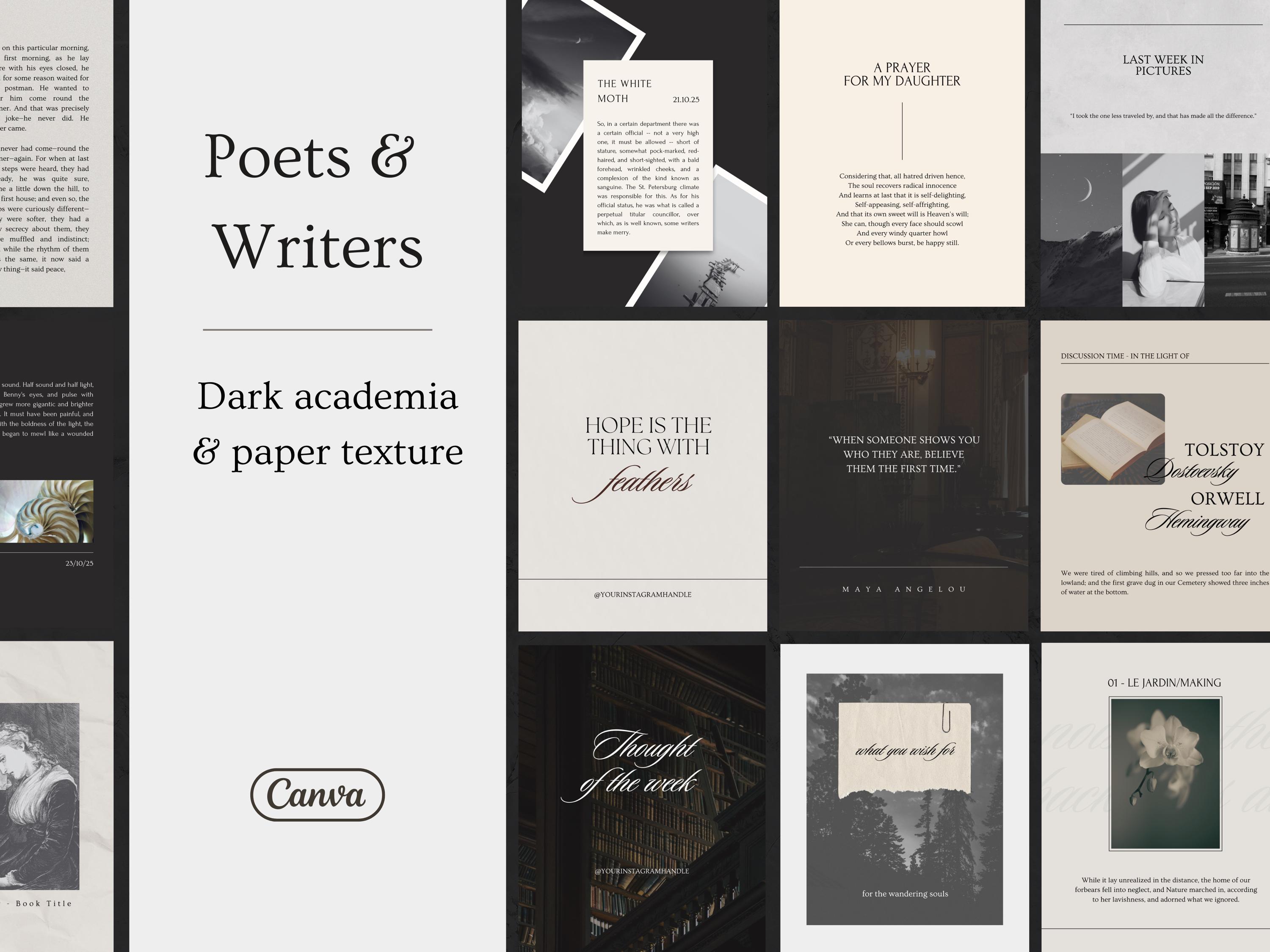 Poetry Book Template