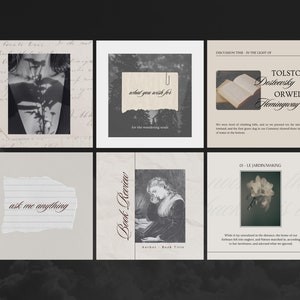 Instagram Templates For: Poets Writers Bloggers Artists Authors, Canva ...