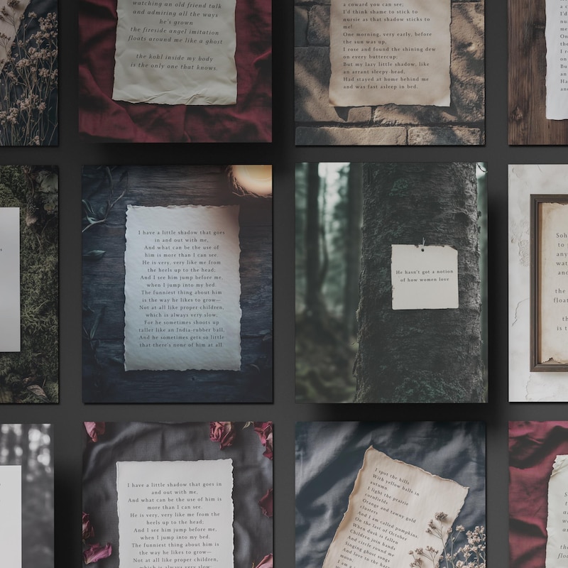 Instagram Poem Template - Etsy