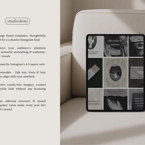 Gothic Instagram Templates: Dark Academia Quote Overlays, Creative Dark ...