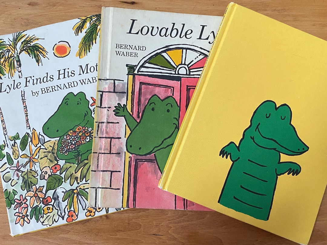 Vintage Hardcover Lyle the Crocodile Book Set by Bernard Waber ...