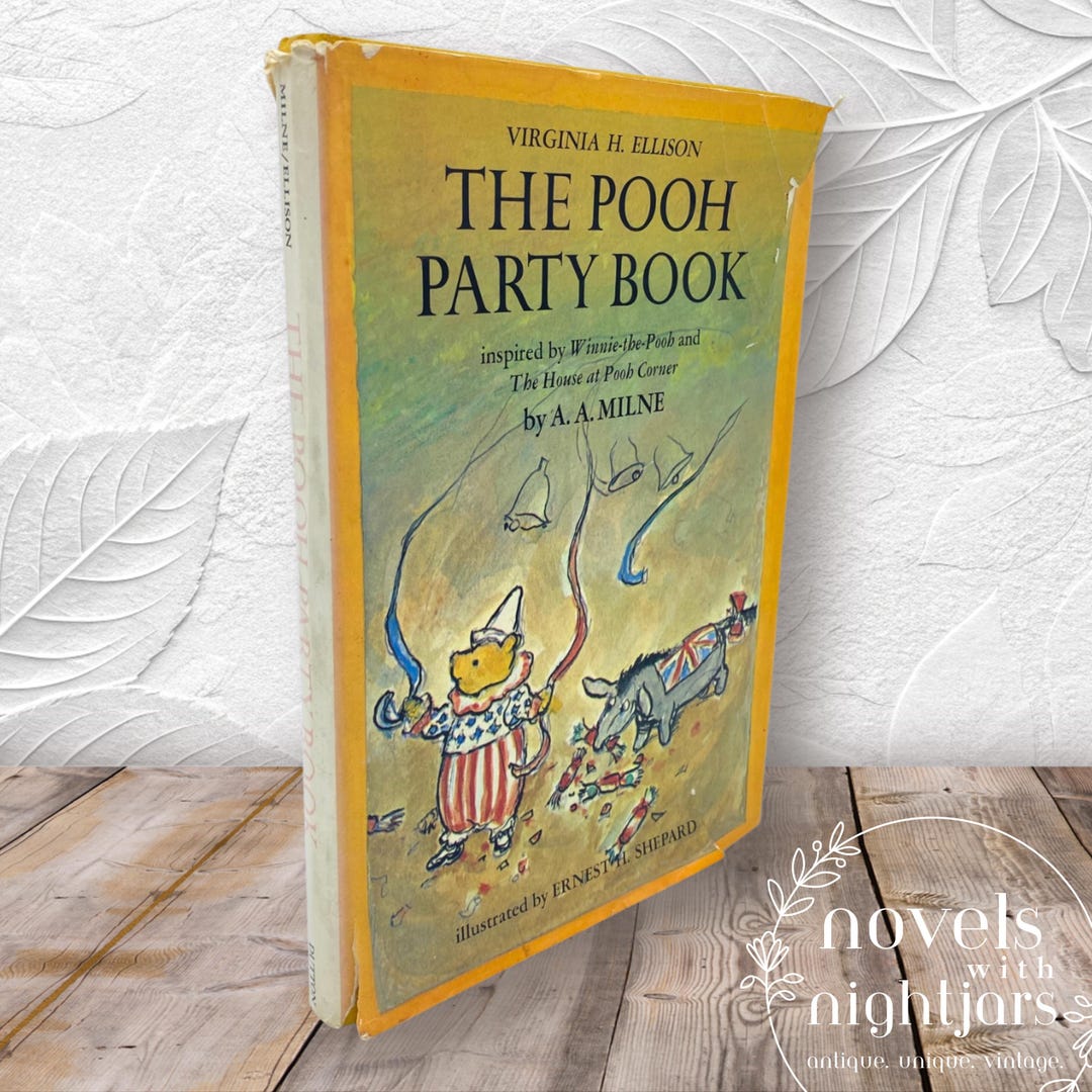 Winnie the Pooh Party Book, Vintage 1971, Virginia H. Ellison ...