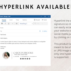 Travel Agent Email Signature Template, Minimalist Business Email ...