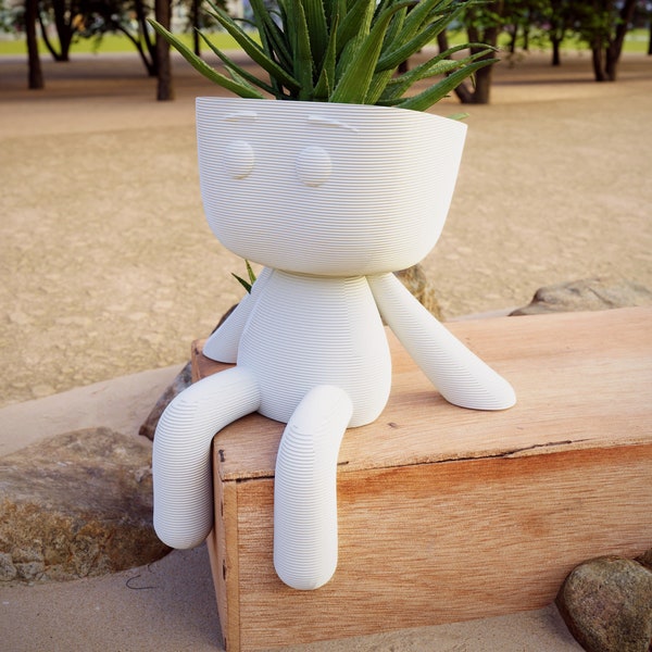 People Planter Stl File - Etsy